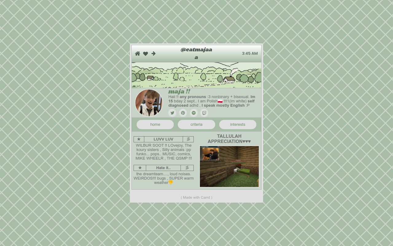my carrd !! :3